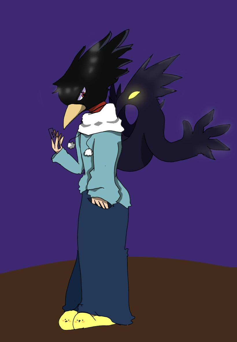 tokoyami mha! - ibisPaint