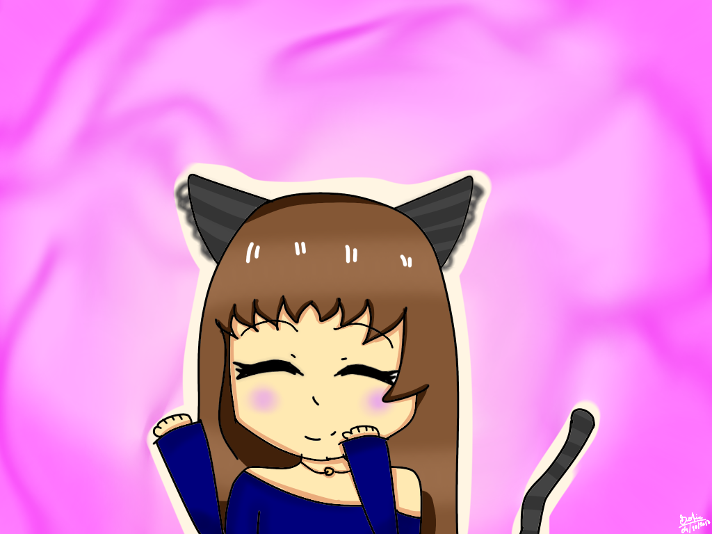 SpeedPaint-garota gato - ibisPaint