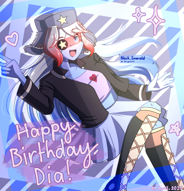 Happy Birthday Dia!! - ibisPaint
