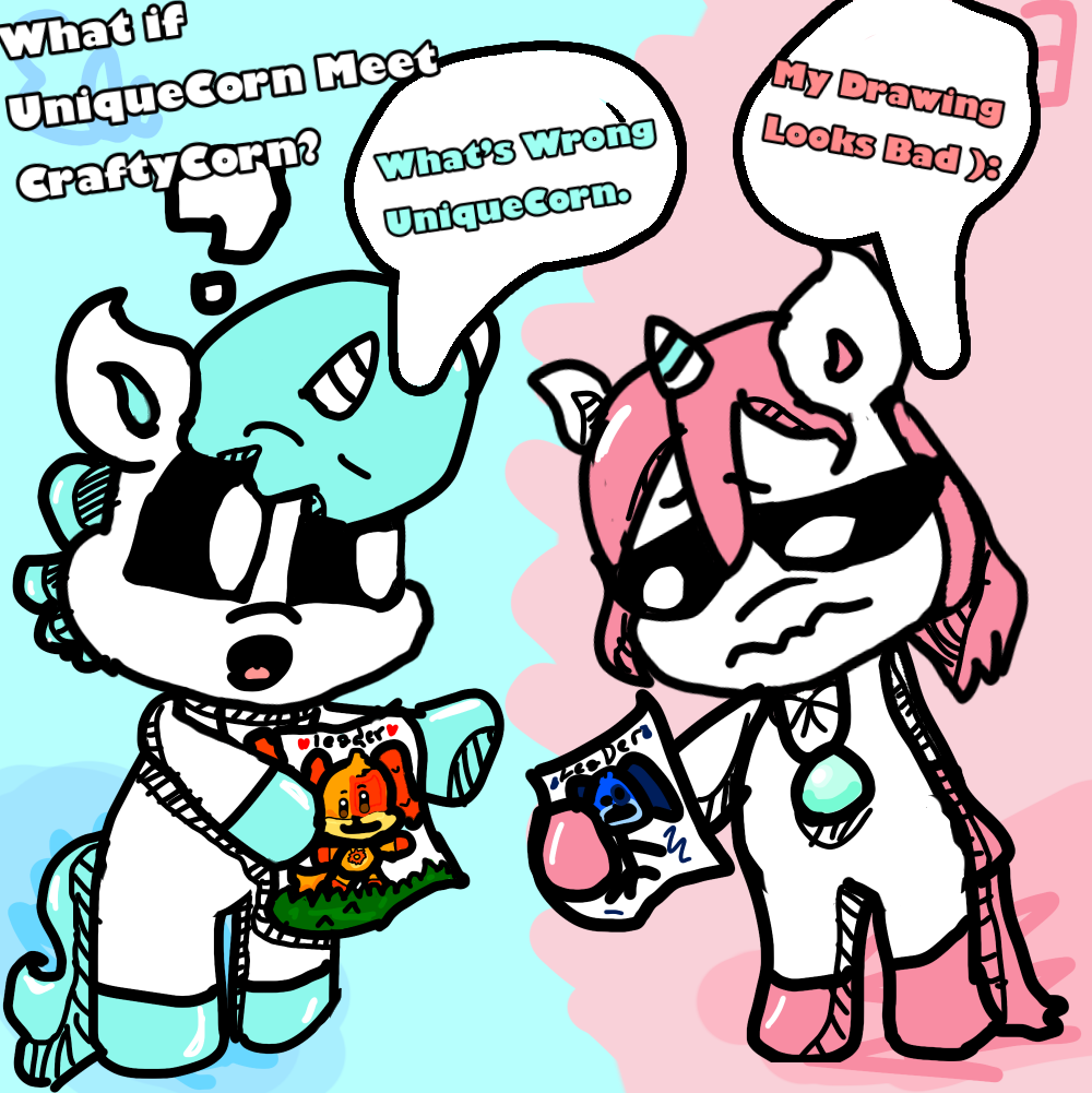 Frowning Critters Meets Smiling Critters - ibisPaint