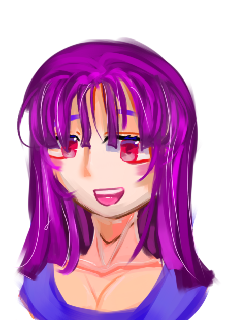 purple girl - ibisPaint