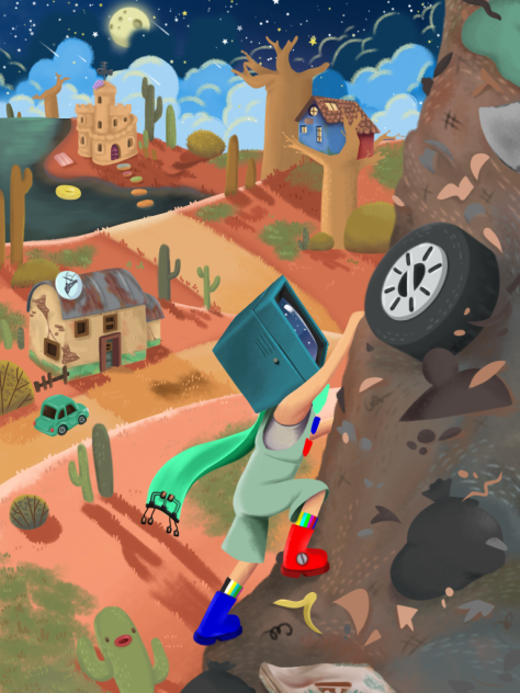 3rd attempt at kids book art - ibisPaint