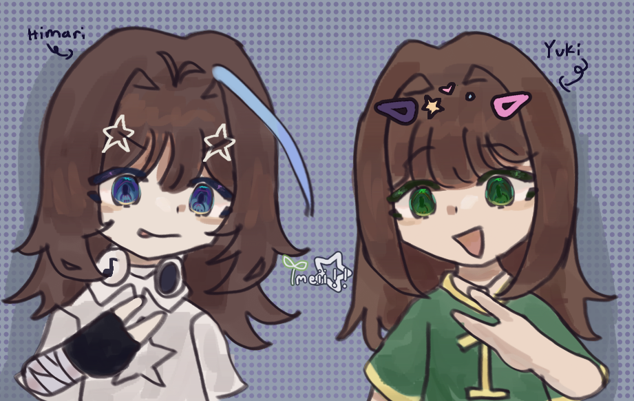 with my bestie - ibisPaint