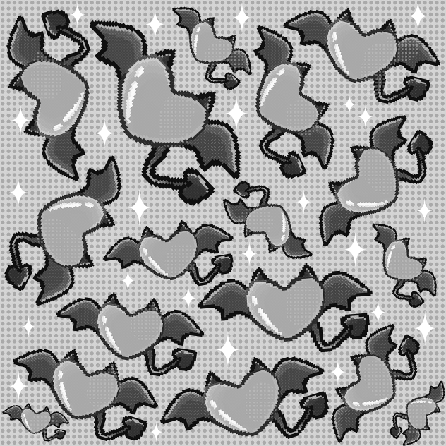 sweet devil (grey) - ibisPaint