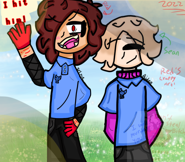 Red(irl) and Sean(irl) - ibisPaint
