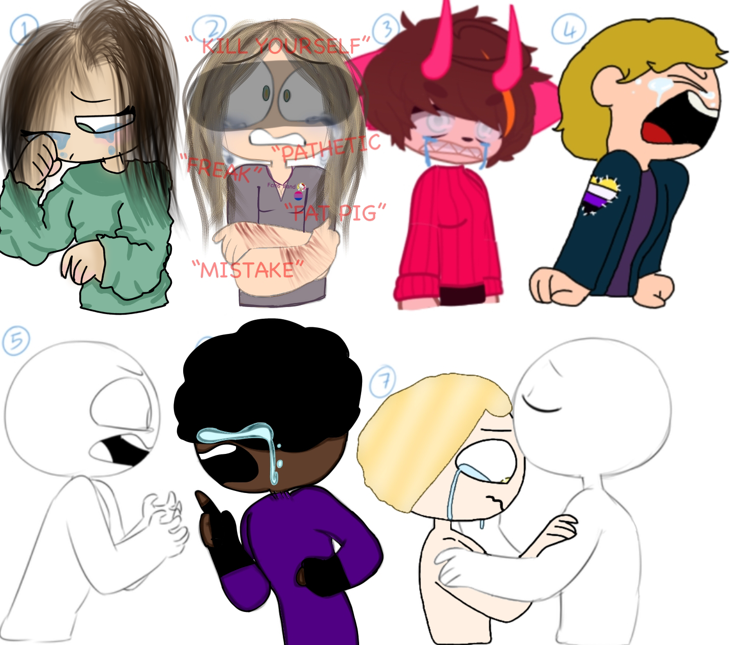 Crying collab - ibisPaint