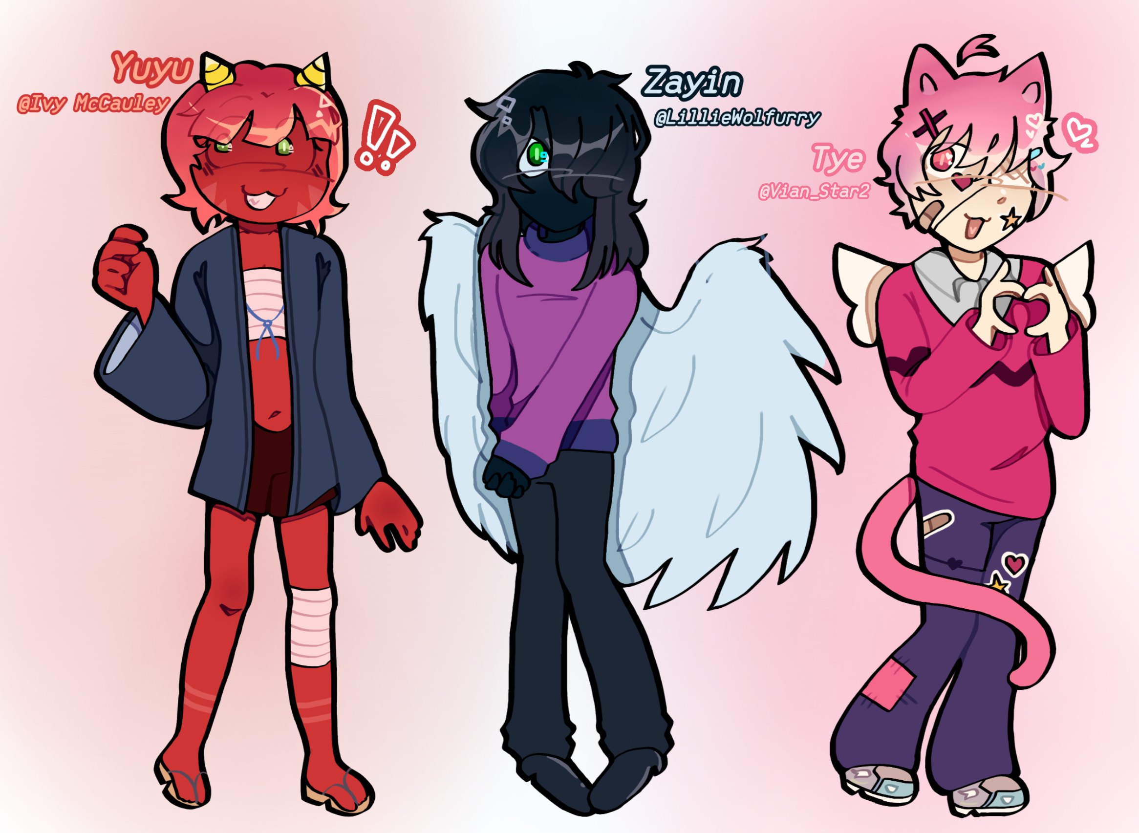 DTIYS Requests 1!! ️🖤🩷 - ibisPaint