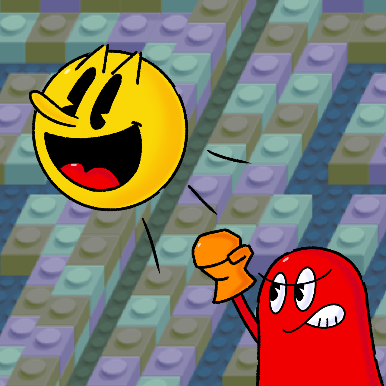 Pac-Man & Blinky - ibisPaint