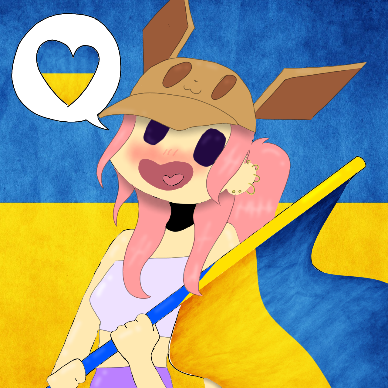 Pride flag (Ukraine version) - ibisPaint