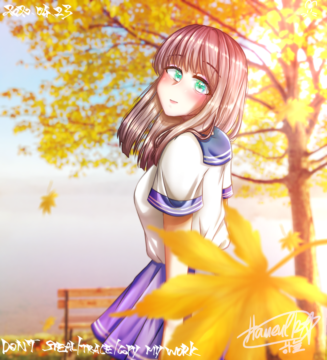 Falling leafs - ibisPaint