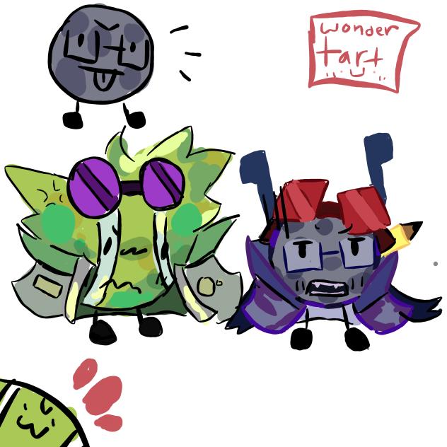 Tennis ball and golf ball (bfdi) - ibisPaint