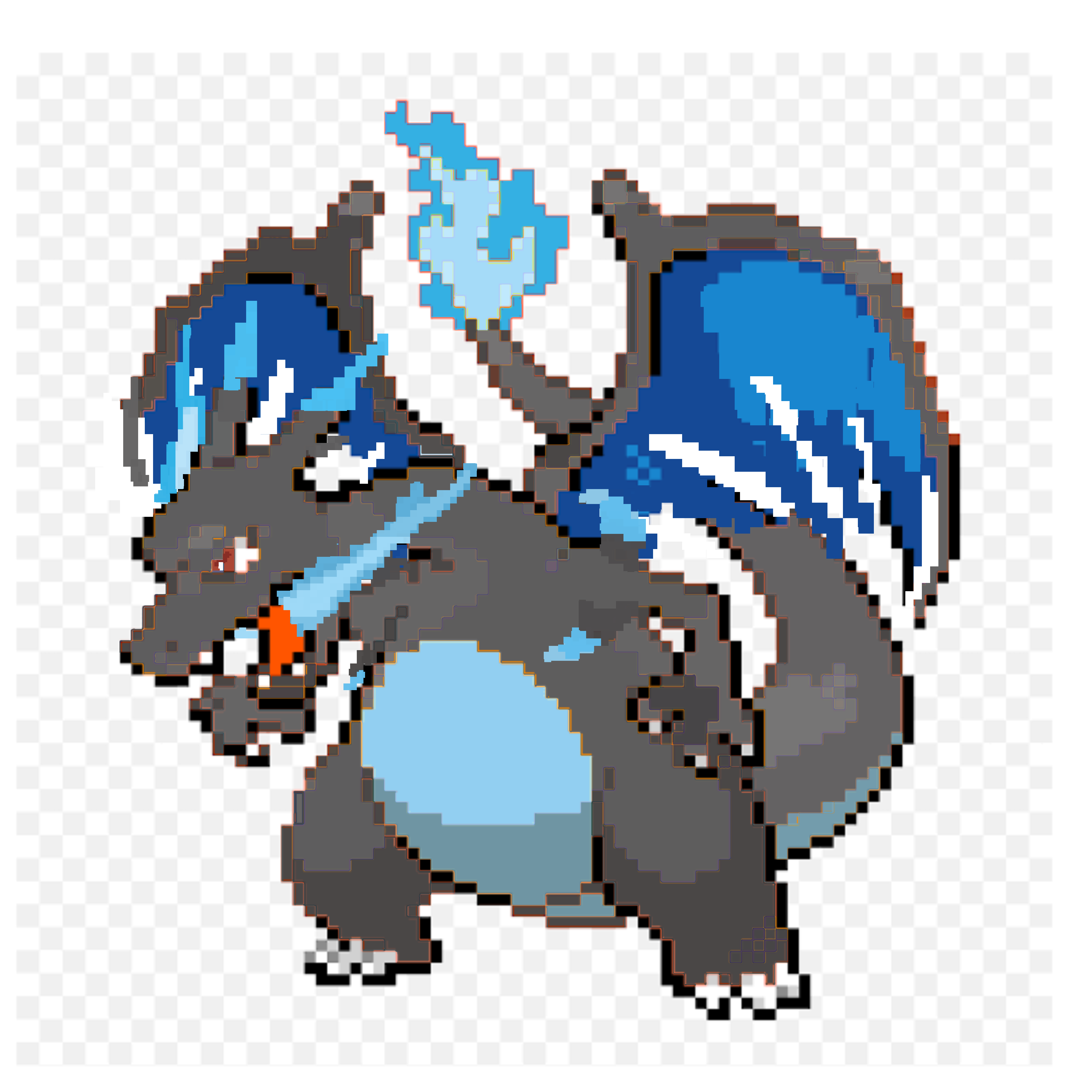 Super Mega Charizard X 🔥 - ibisPaint