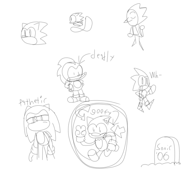 sonic doodles - ibisPaint