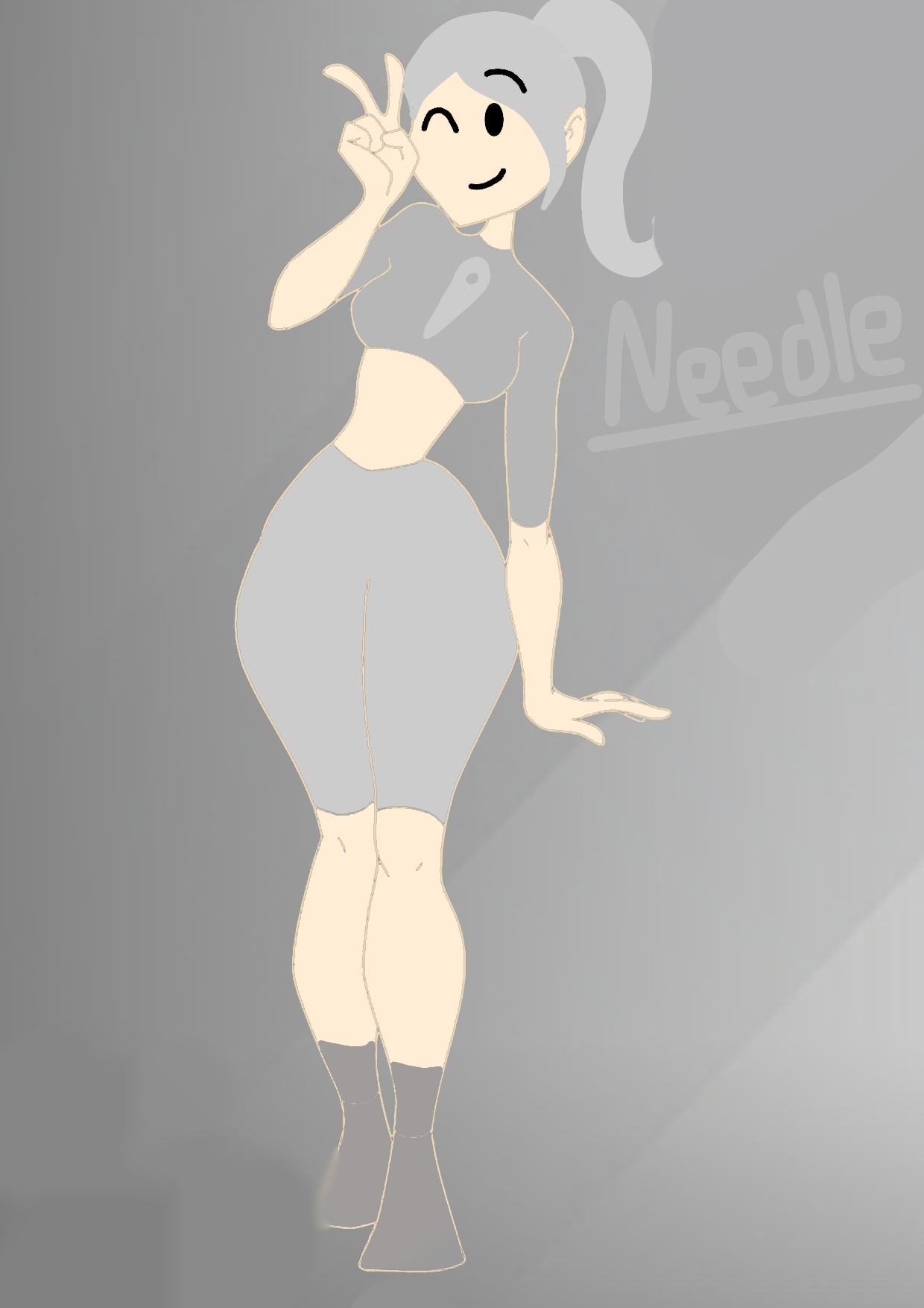 🪡 Bfdi needle as human 🪡 - ibisPaint