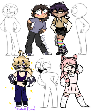 Pose collab - ibisPaint