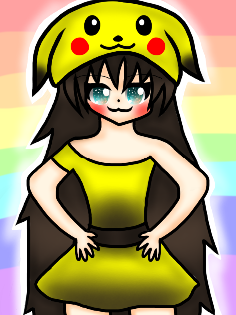 pika girl - ibisPaint