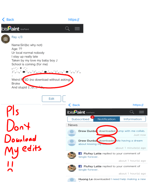 No downloading please - ibisPaint