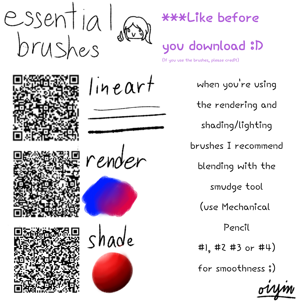 3 essential brush kit! - ibisPaint