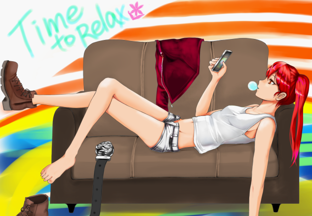 time to relax - ibisPaint