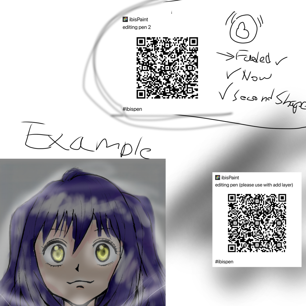 Editing pens - ibisPaint