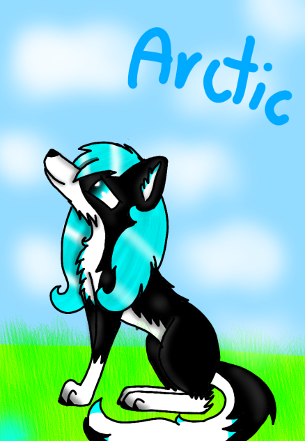 oc for arctic wolf - ibisPaint