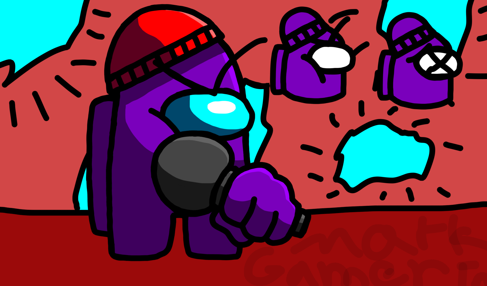 Purple Crewmate (TRUE REMAKE) - ibisPaint