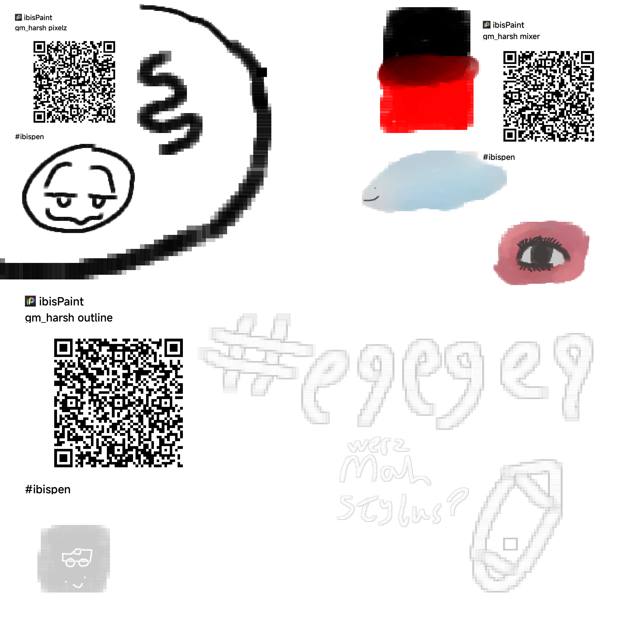 harsh brush kit - ibisPaint