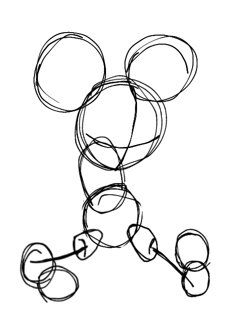 vs mouse avi mouse walk - ibisPaint