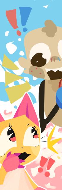 Gooby and scraps collab - ibisPaint