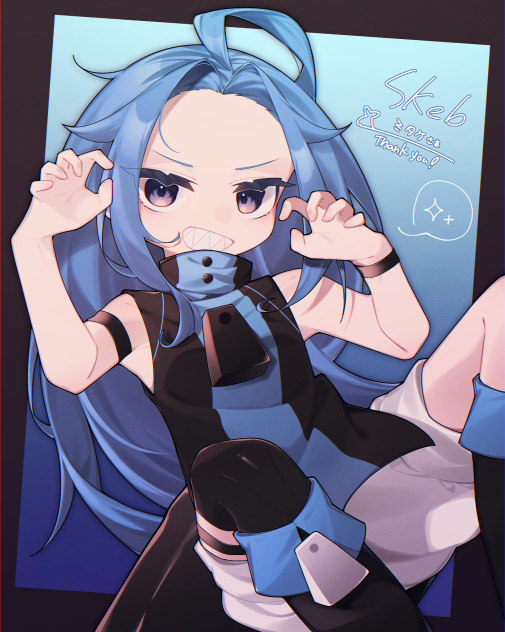 skeb💙🖤 - ibisPaint