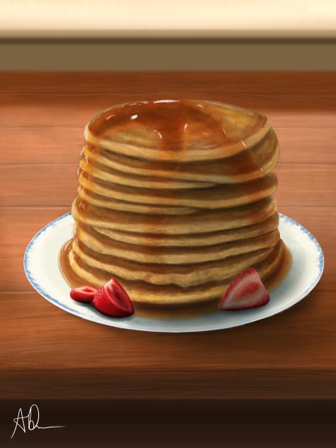 Fruit(side of pancakes) - ibisPaint