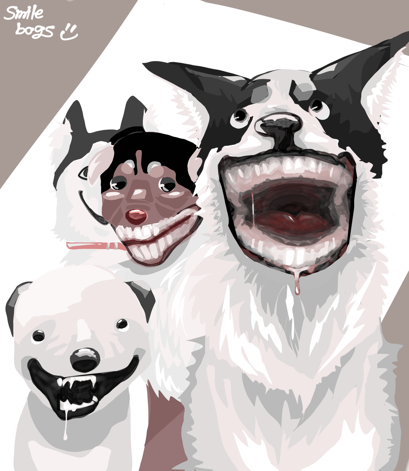 smile dogs - ibisPaint