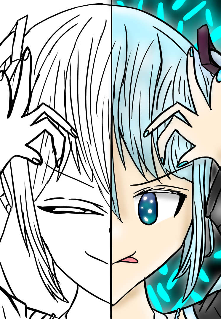 Hatsune miku colouring collab - ibisPaint