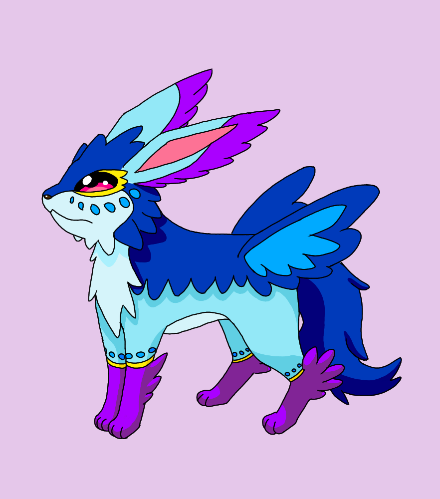 Flying type Eeveelution - ibisPaint