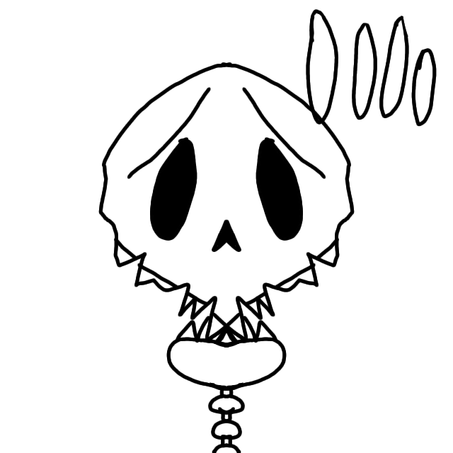 Skelly walking - ibisPaint