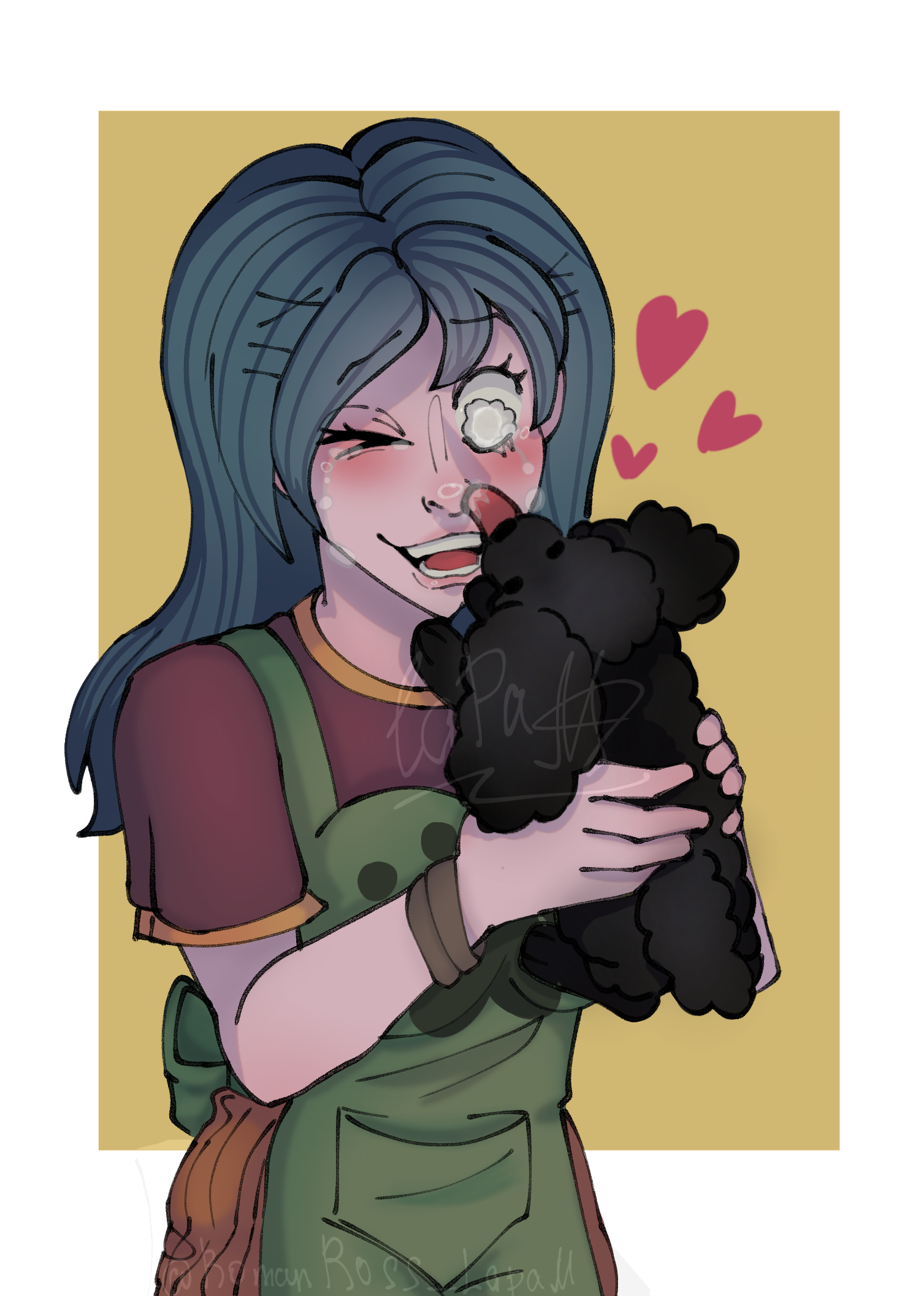 Lacey loves her angel - ibisPaint