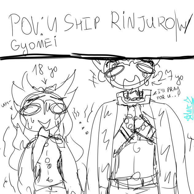 Pov, u ship Rinjuro w Gyomei - ibisPaint