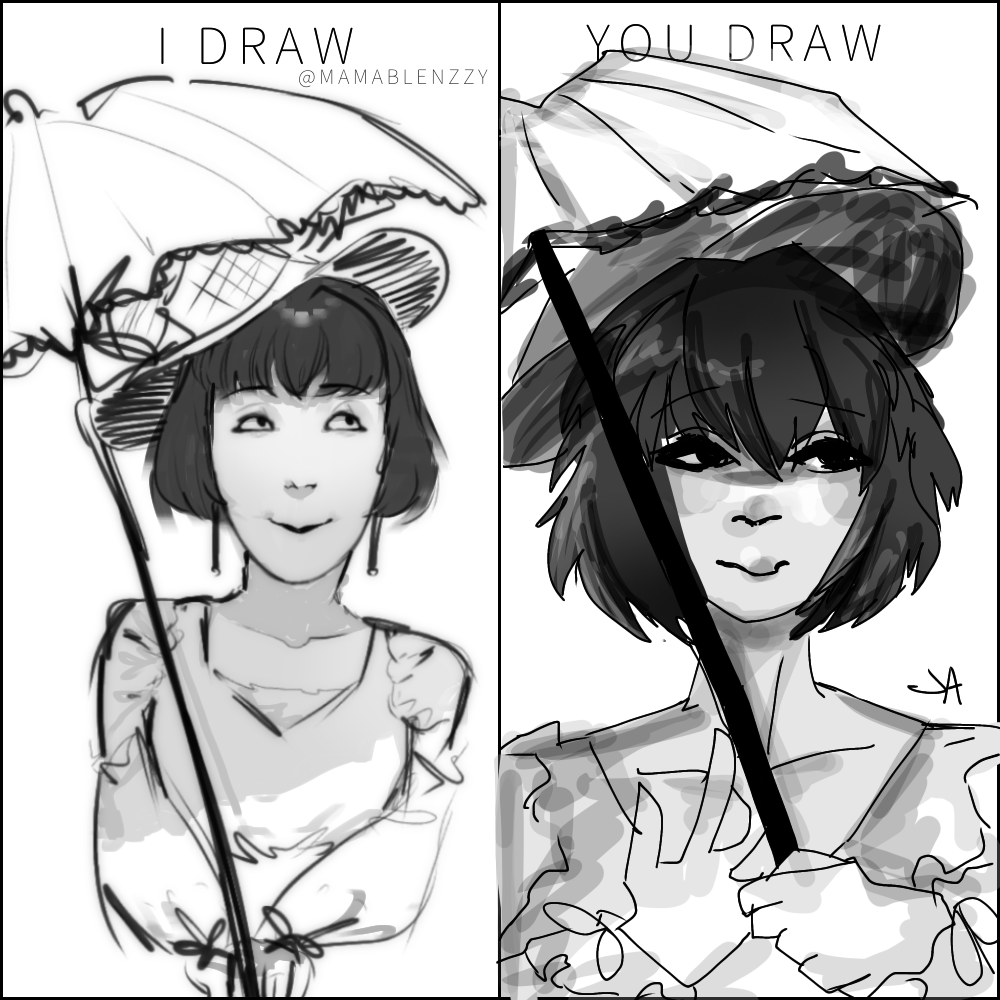 I draw you Draw - w @mamablenzzy - ibisPaint