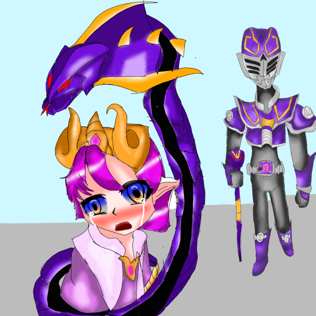 Kamen rider ouja and Rov Alice - ibisPaint