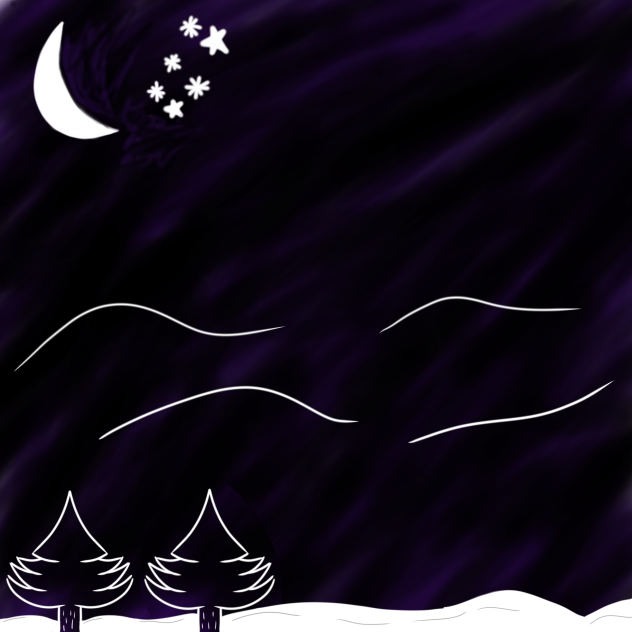 Night sky - ibisPaint