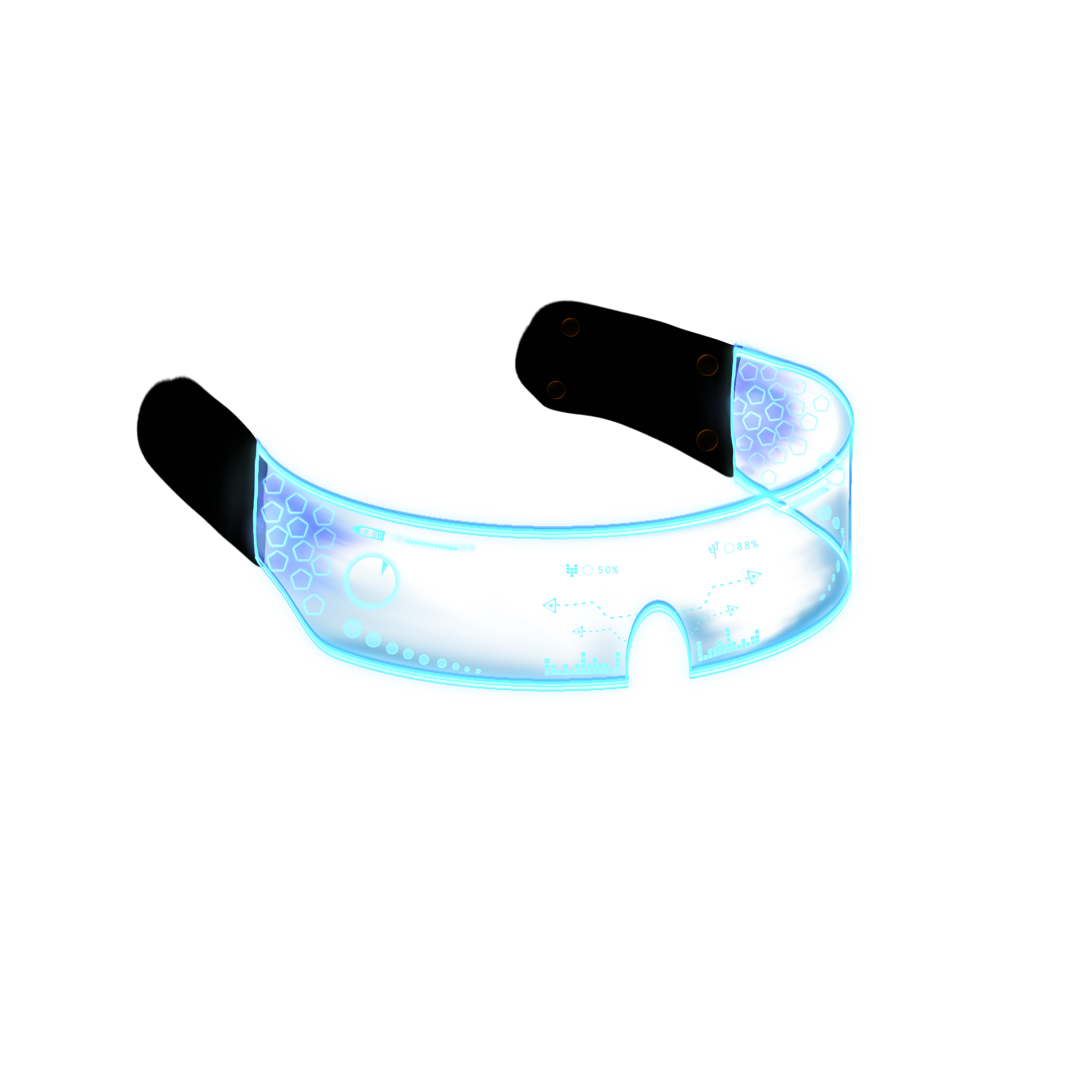 Transparent Led Goggles - ibisPaint