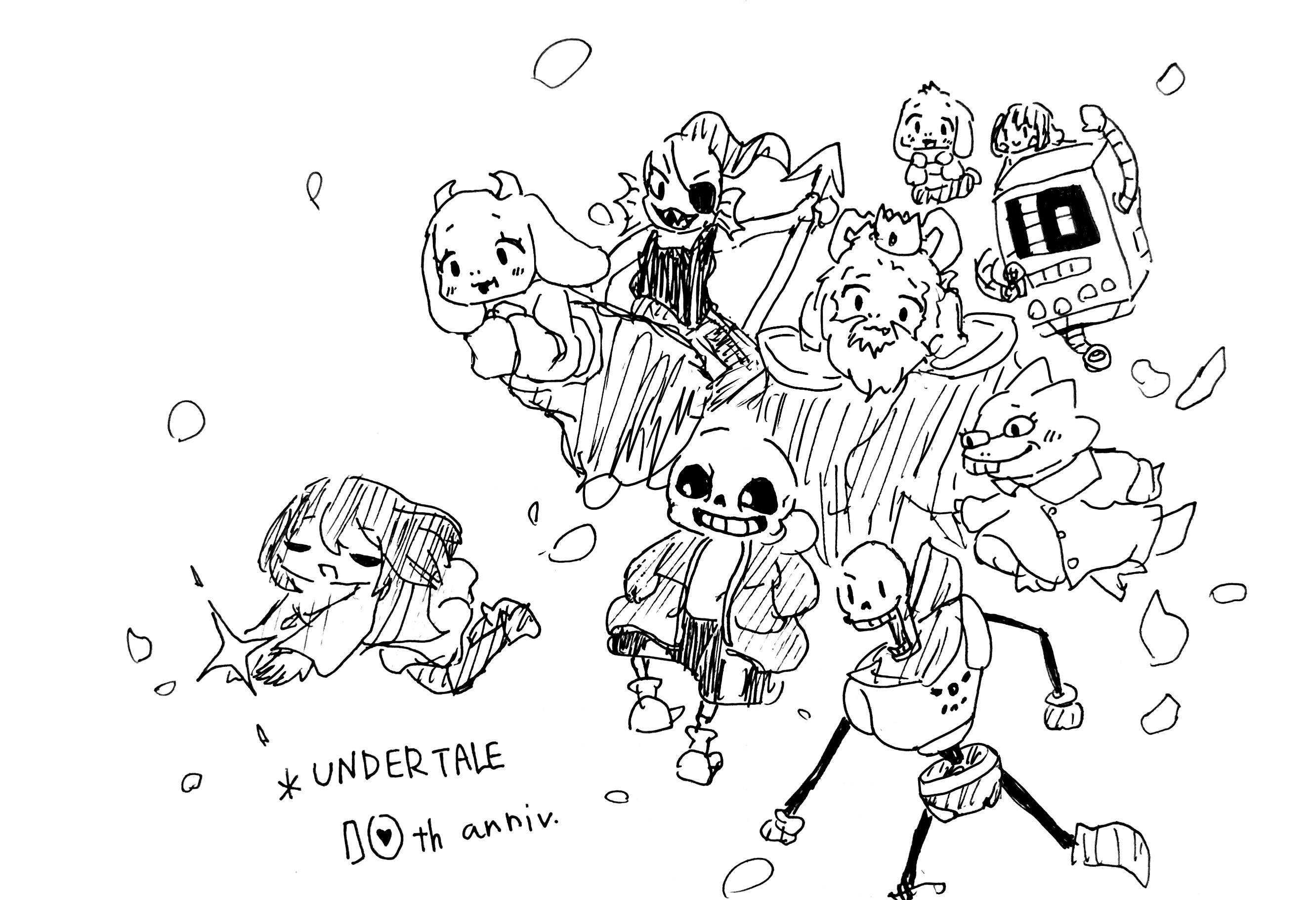 undertale 10th anniv！ - ibisPaint