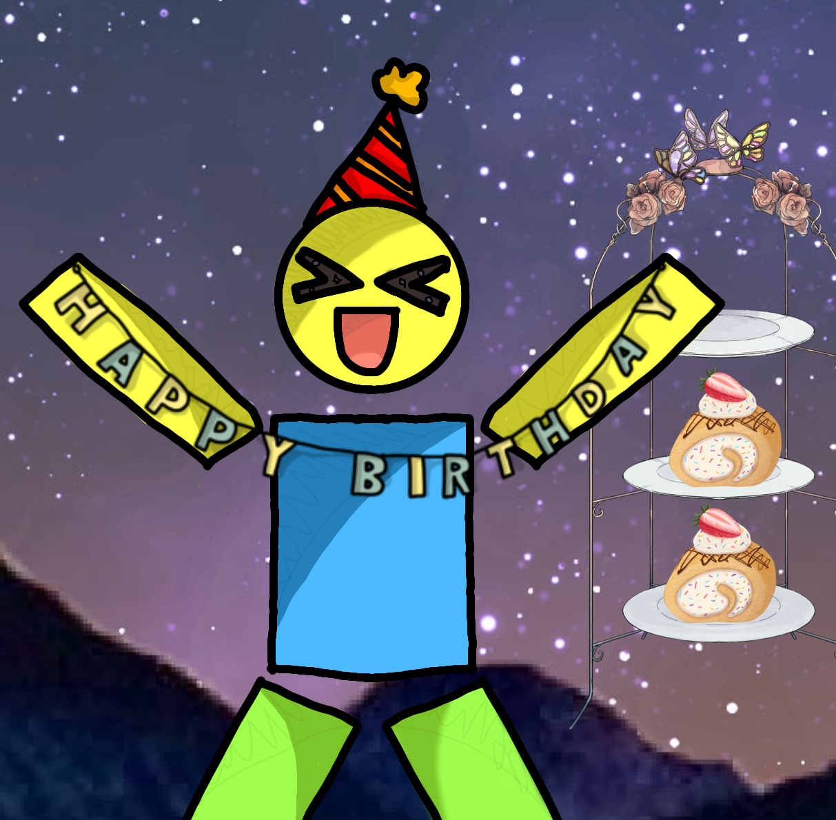 Noob’s Birthday 😊😊😊 - ibisPaint