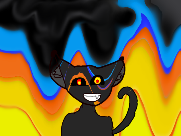 pyro cat - ibisPaint