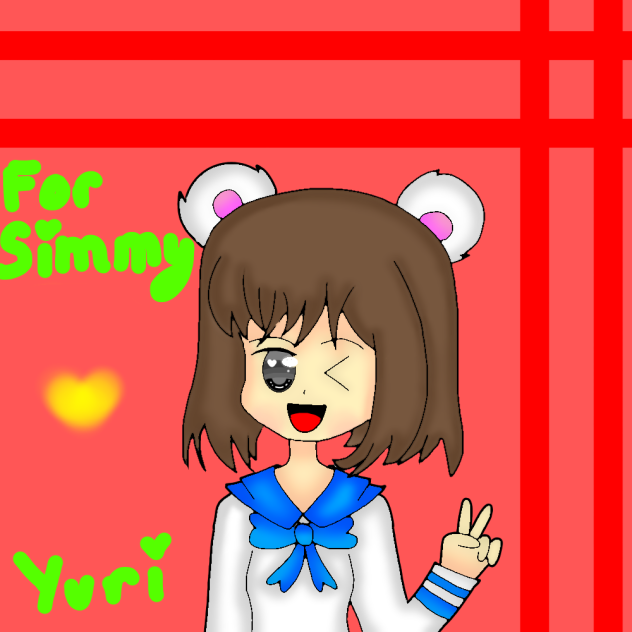 Vẽ Mèo Simmy - ibisPaint