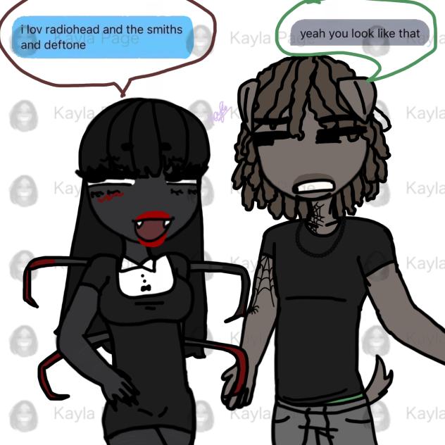 two scawy looking ppl - ibisPaint