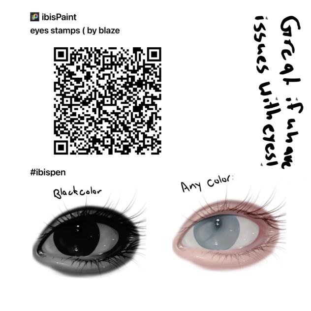 Eye QR code - ibisPaint