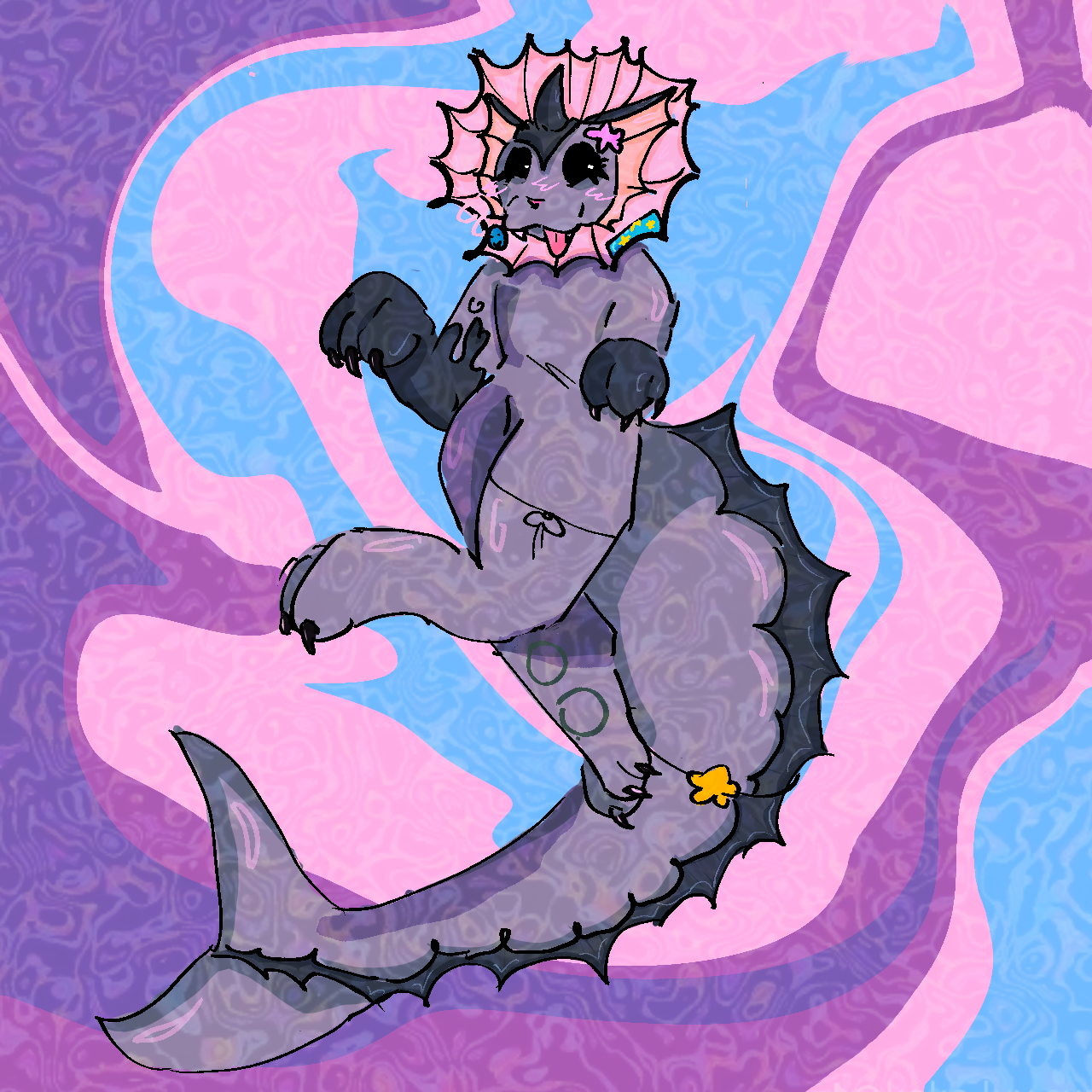 fanart for a tiktok moot - ibisPaint