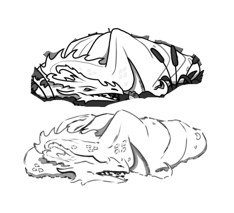 Fishtrouts Dragon Study - ibisPaint