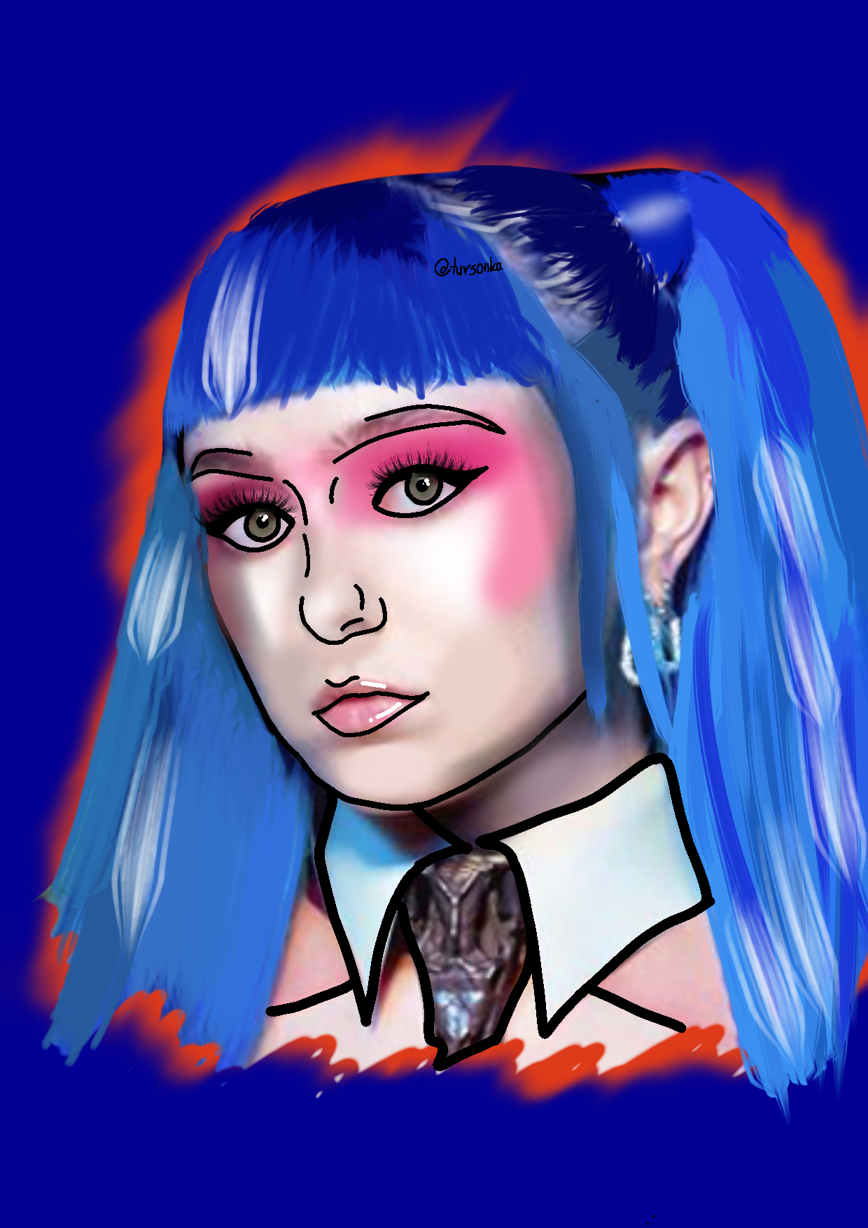 Ashnikko Outline - ibisPaint